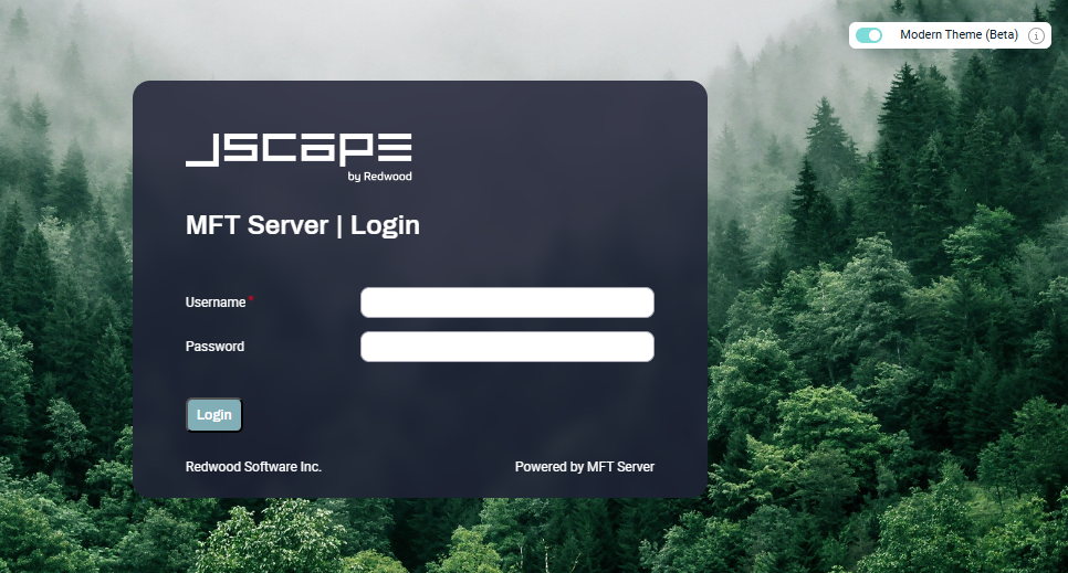 MFT Server Manager - Modern User Interface