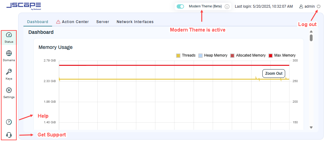 MFT Server Manager - Modern User Interface